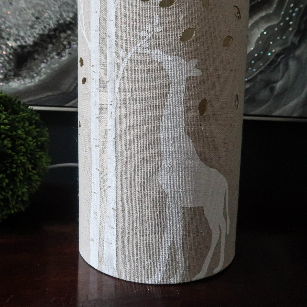 Giraffe Safari Fabric Table Lamp - Typically Unique
